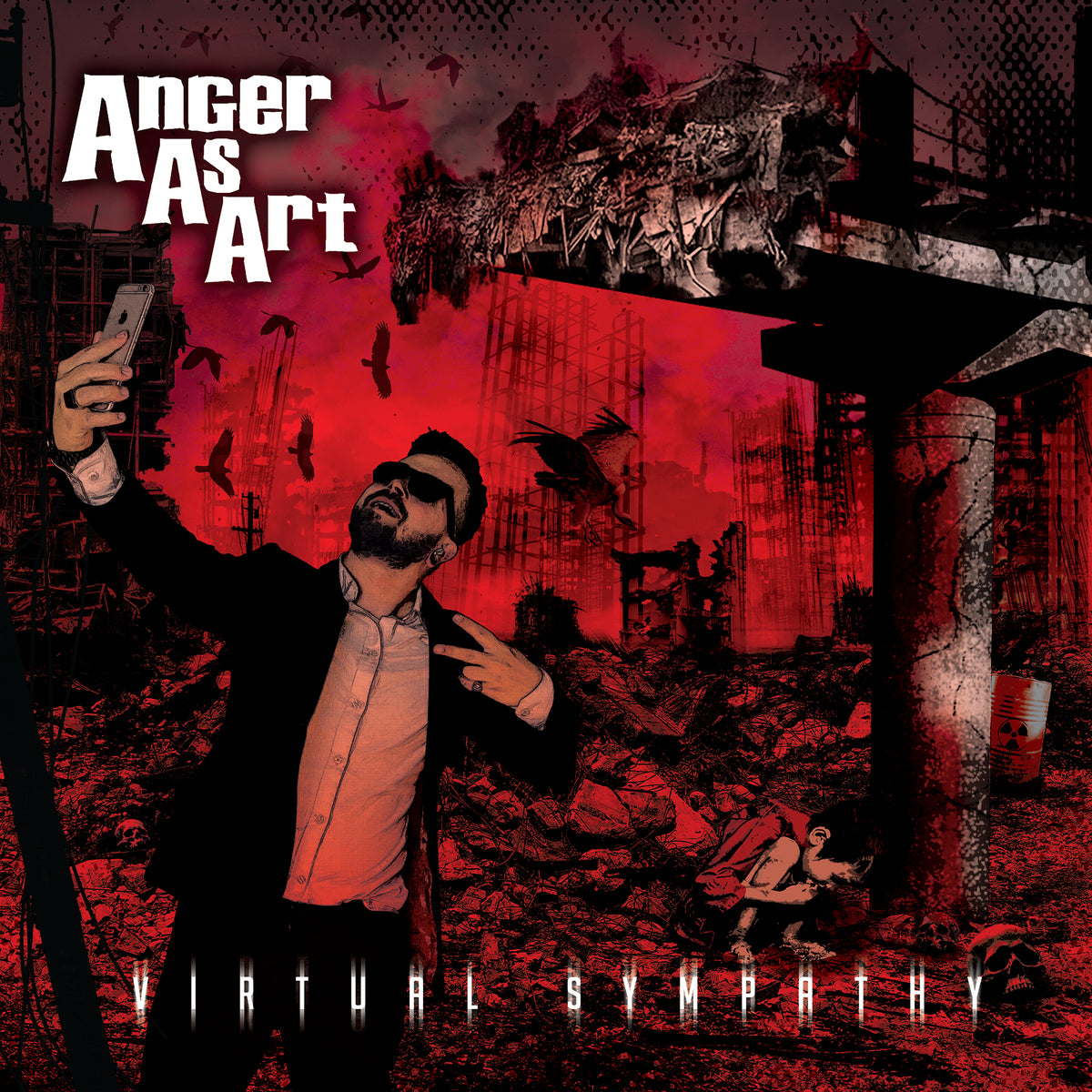 ANGER AS ART - Virtual Sympathy (2023) CD FFO: Evil Dead, Abattoir, Hi ...