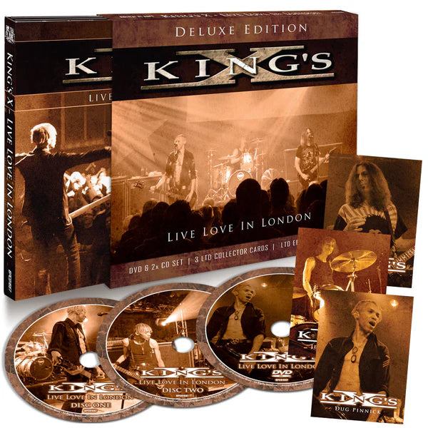 KING'S X - LIVE LOVE IN LONDON: Deluxe Edition w 3x Band Collector Car ...