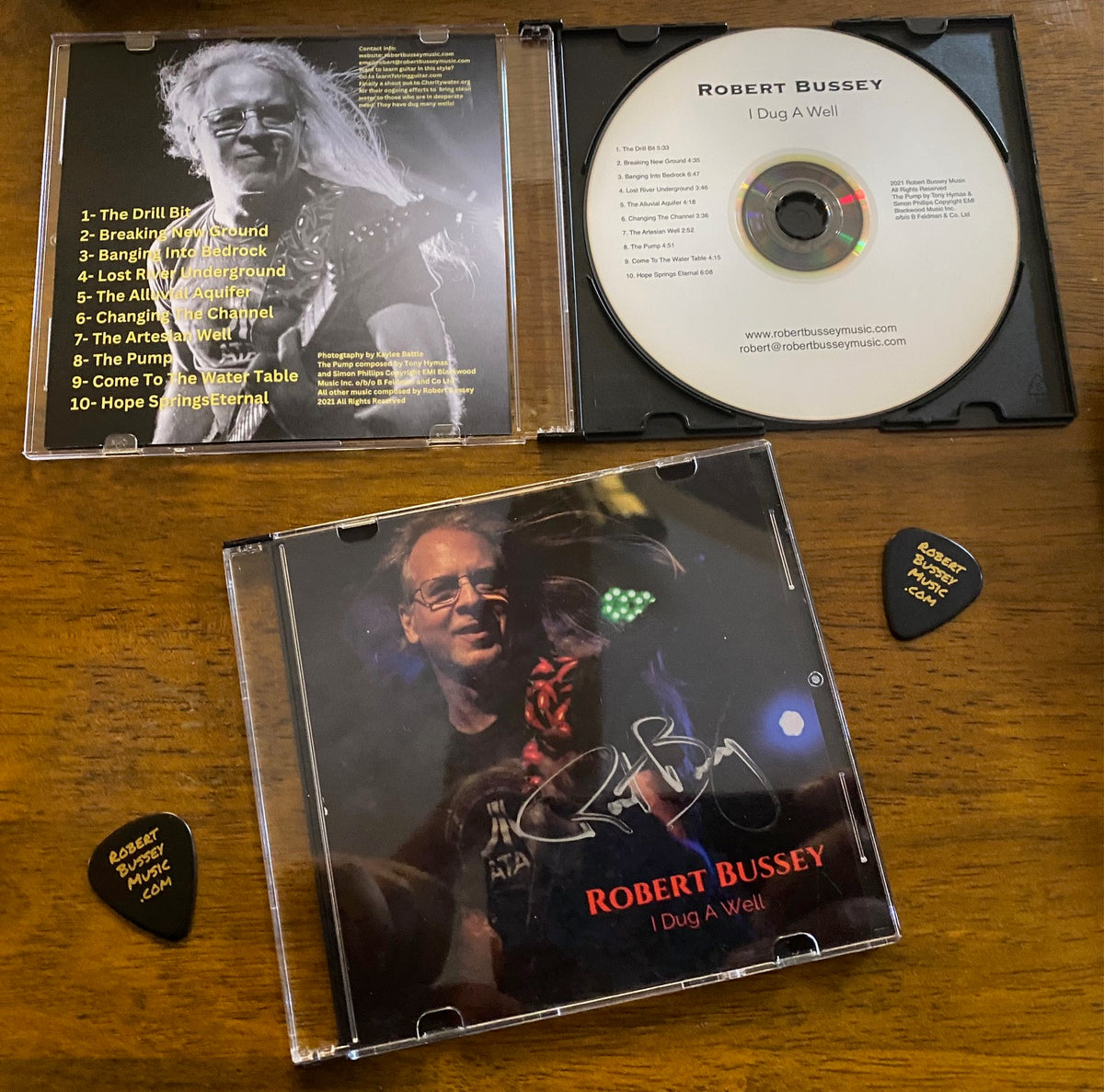 ROBERT BUSSEY - I Dug A Well (CD) Guitarist from Taker / Armageddon ...