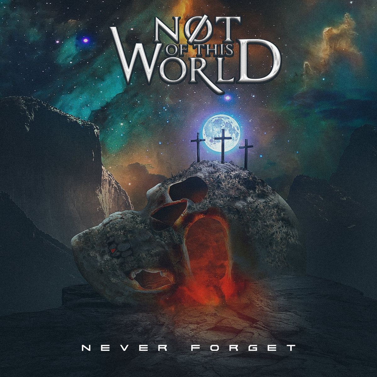 NOT OF THIS WORLD - Never Forget (2022 CD) featuring Kings X, Dream Th ...